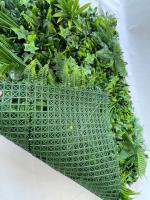 China Customizable Artificial Grass Wall Panels 20-45mm Pile Height for Garden Decoration for sale
