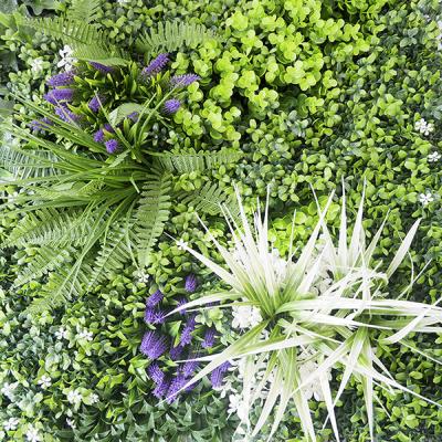 China Realistic Artificial Grass Panels 20mm Pile Height 2.3kg Waterproof for Home Decoration for sale