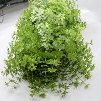 China PE Artificial Bush Wall 50x50cm Decorative Plastic Plants for Home Garden for sale