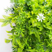 China Anti UV Artificial Green Walls 20mm 45mm Pile Height PE PP Plastic Outdoor Landscape Decor for sale