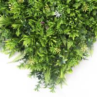 China Anti UV Artificial Green Walls 20mm 45mm Pile Height PE PP Plastic Outdoor Landscape Decor for sale