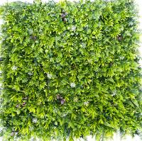 China Anti UV Artificial Green Walls 20mm 45mm Pile Height PE PP Plastic Outdoor Landscape Decor for sale