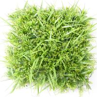 China 4x25cm Artificial Green Grass Wall For Wedding Decor for sale