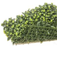 China Artificial Greenery Wall Panels 45mm PE PP Plastic Plant Wall for Restaurant Indoor Decor for sale