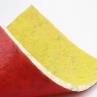 China Anti Skid Sponge Carpet Underlay 11mm Red Yellow for House Decoration for sale