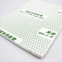 China PU Foam Carpet Underlay 6mm PE Film Laminate Cellular Green Pattern Sound Absorption for sale