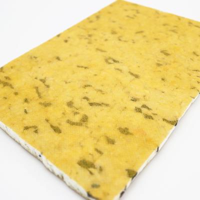 China Waterproof Non Slip Carpet Underlay 5mm 6mm PU Foam Yellow Spots for sale