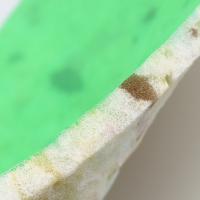 China PU Foam Carpet Underlay 4-12mm Green Spots Non Woven for Apartment for sale