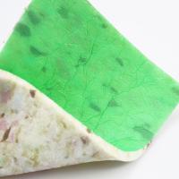 China PU Foam Carpet Underlay 4-12mm Green Spots Non Woven for Apartment for sale