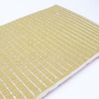 China Crepe Paper Carpet Underlay PU Foam Stitching Brown Fibre 4mm-12mm Thickness for sale