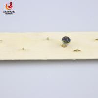 China 6mm Gilded Silver Carpet Gripper 6.3mm Home Installation Tack Strip 400ft per Carton for sale