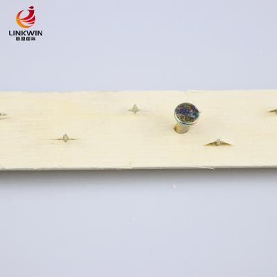 China 6mm Gilded Silver Carpet Gripper 6.3mm Home Installation Tack Strip 400ft per Carton for sale
