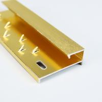 China High Strength Aluminum Carpet Edge Trim 36.8x0.85mm with Adhesive Backing for sale