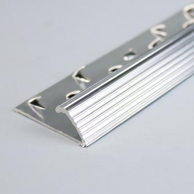 China Step Edge Gold Silver Metal Carpet Edging Home for sale