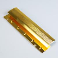 China Aluminum Carpet Edging Strip 36.8x0.85mm Single Row Nail for High Traffic Areas for sale
