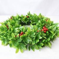 China Artificial Plant Wall Panels 42 cm Diameter PE PP Foliage Flowers for Garden Decoration for sale