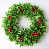 China Artificial Plant Wall Panels 42 cm Diameter PE PP Foliage Flowers for Garden Decoration for sale