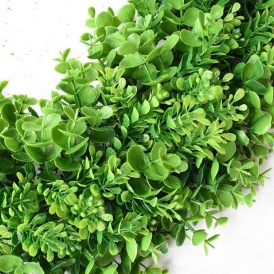 China Artificial Plant Wall Panels 42cm Diameter Waterproof for Festival Christmas Decor for sale