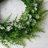 China Hotel Artificial Eucalyptus Leaves Garland 42cm PE PP for sale