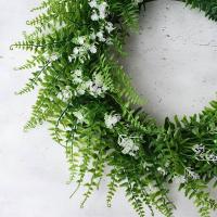China Hotel Artificial Eucalyptus Leaves Garland 42cm PE PP for sale