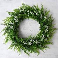 China Hotel Artificial Eucalyptus Leaves Garland 42cm PE PP for sale