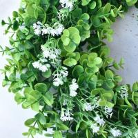 China 17 Inch Waterproof Artificial Ivy Garland Greenery Vine Hanging 42cm Diameter for sale