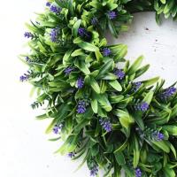 China 17 Inch Waterproof Artificial Ivy Garland Greenery Vine Hanging 42cm Diameter for sale