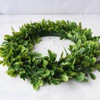 China 42cm PE PP Artificial Plant Wall Panels Faux Eucalyptus Garland Waterproof Custom for sale