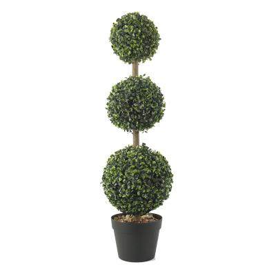 China Artificial Moss Balls 42cm Diameter Waterproof Faux Plant Decorative Green Balls for Home Garden for sale