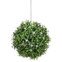 China Artificial Moss Balls 42cm Diameter Waterproof Faux Plant Decorative Green Balls for Home Garden for sale