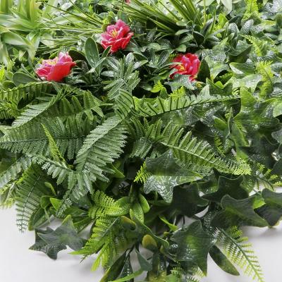 China Anti UV Artificial Boxwood Hedge Panels 42cm Diameter Green Wall for Garden Landscaping for sale