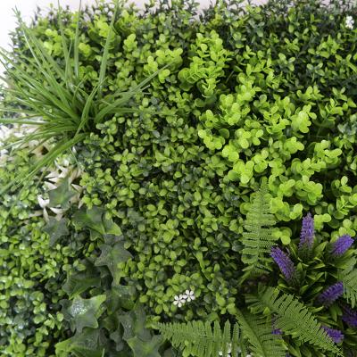 China Artificial Green Wall Panels 42 cm Diameter PE PP Fake Hedge for Decoration for sale
