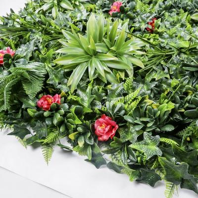 China Plastic Hedge Boxwood Artificial Wall Panel Plant Anti UV for sale