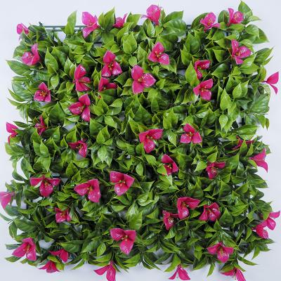 China Faux Boxwood Artificial Green Wall 25mm Hedge Privacy Fence for Garden Decoration for sale