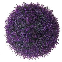 China Artificial Buxus Topiary Ball 42cm Dustproof PE PP for Kindergarten Landscaping for sale