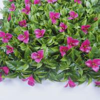 China Artificial Green Wall Panel 42cm Waterproof PE PP for Garden Airport Decoration for sale