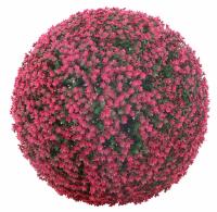 China Artificial Topiary Plant Ball 35-42cm PE Plastic Faux Flower Grass Ball for Wedding Home Decoration for sale