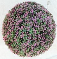 China Artificial Topiary Plant Ball 35-42cm PE Plastic Faux Flower Grass Ball for Wedding Home Decoration for sale