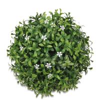 China Artificial Boxwood Plant Ball 35-42cm Diameter PE PP Outdoor Garden Decoration for sale