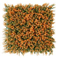 China Foliage Artificial Grass Garden Wall 50X50cm 30mm for sale