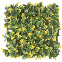 China Synthetic Artificial Grass Wall Panels Boxwood Screening Hedge 2x25 ft PE PP for sale