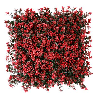 China Outdoor Artificial Plant Panel Wall Decorative G717 25mm Dustproof PP Custom Size for sale