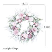 China 35-42cm Artificial Plant Wall Panels Eucalyptus Wreath for sale