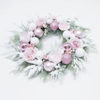 China 35-42cm Artificial Plant Wall Panels Eucalyptus Wreath for sale