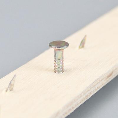 China 1.25 Inch Spiral Concrete Nail Home Gripper Rods for Concrete Floor 52 Pins 9 Nails for sale
