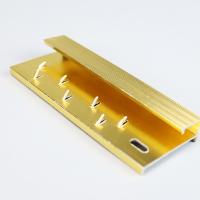 China Decorative Self Adhesive Metal Carpet Edging For Hotel for sale