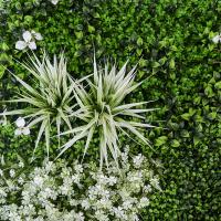 China Vertical Backdrop Panel Plastic Plant Artificial Hedge Fence Green Wall For Decoration for sale