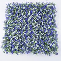 China Decoration Artificial Flowers Plant Grass Backdrop Wall Greenery Panels for sale