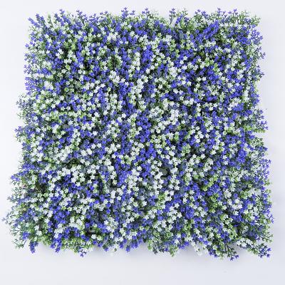 China Decoration Artificial Flowers Plant Grass Backdrop Wall Greenery Panels for sale