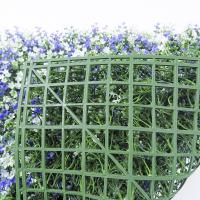 China Decoration Artificial Flowers Plant Grass Backdrop Wall Greenery Panels for sale